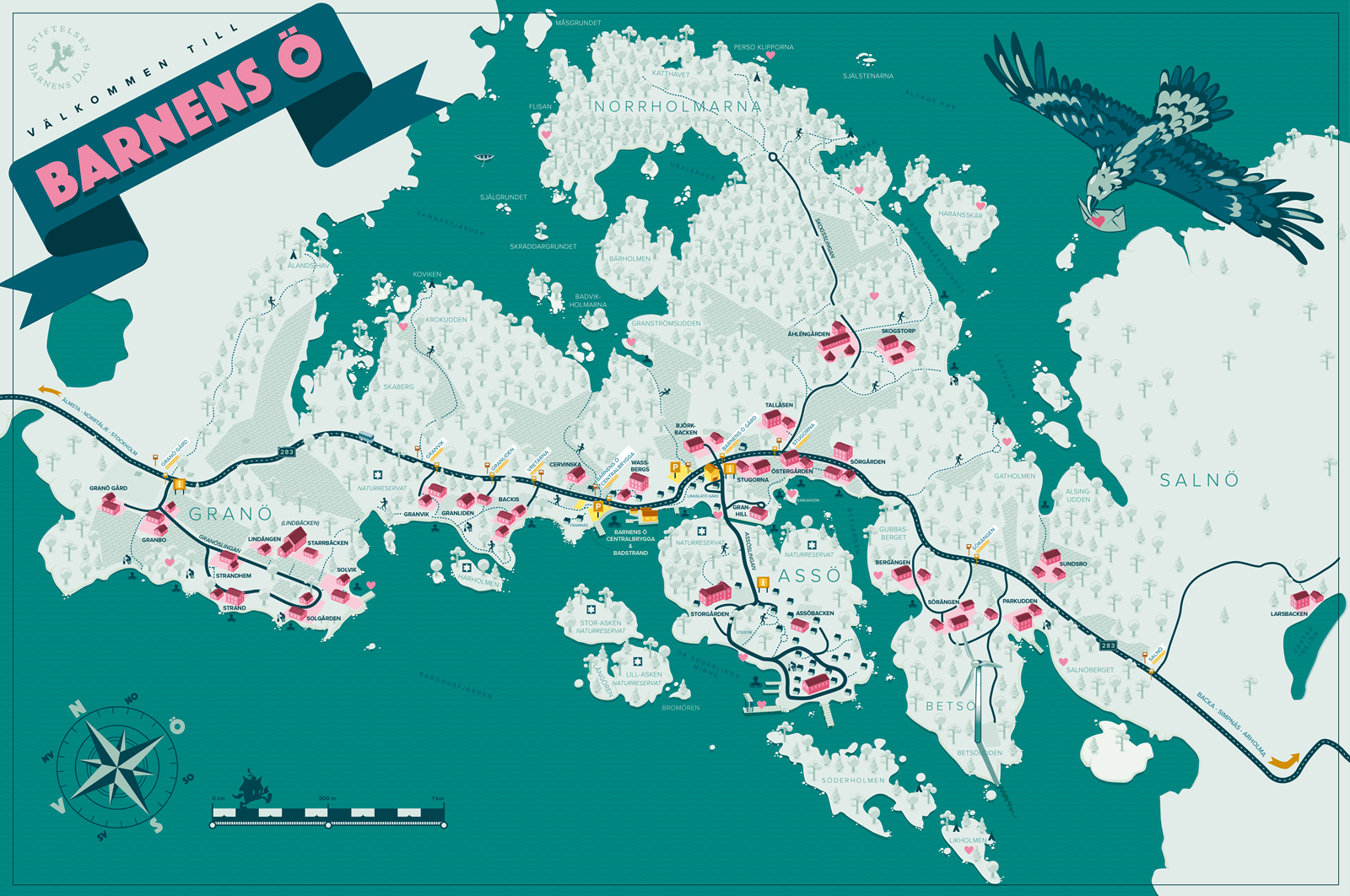 Barnens Ö och Fiskeboda | Kollo, LSS-kollo, skolresor och stuguthyrning